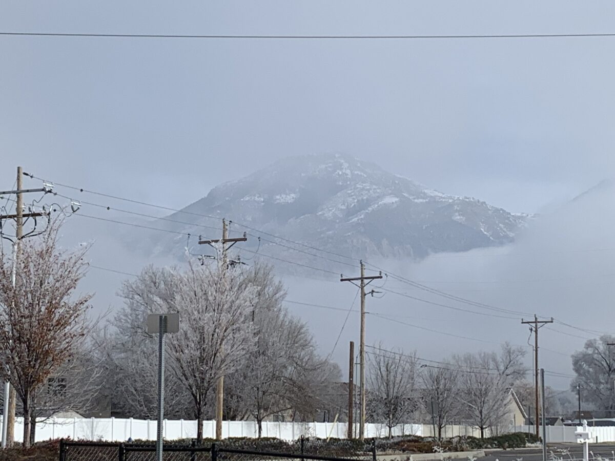 Inversion layer settles into the Wasatch Front, likely to hang around ...